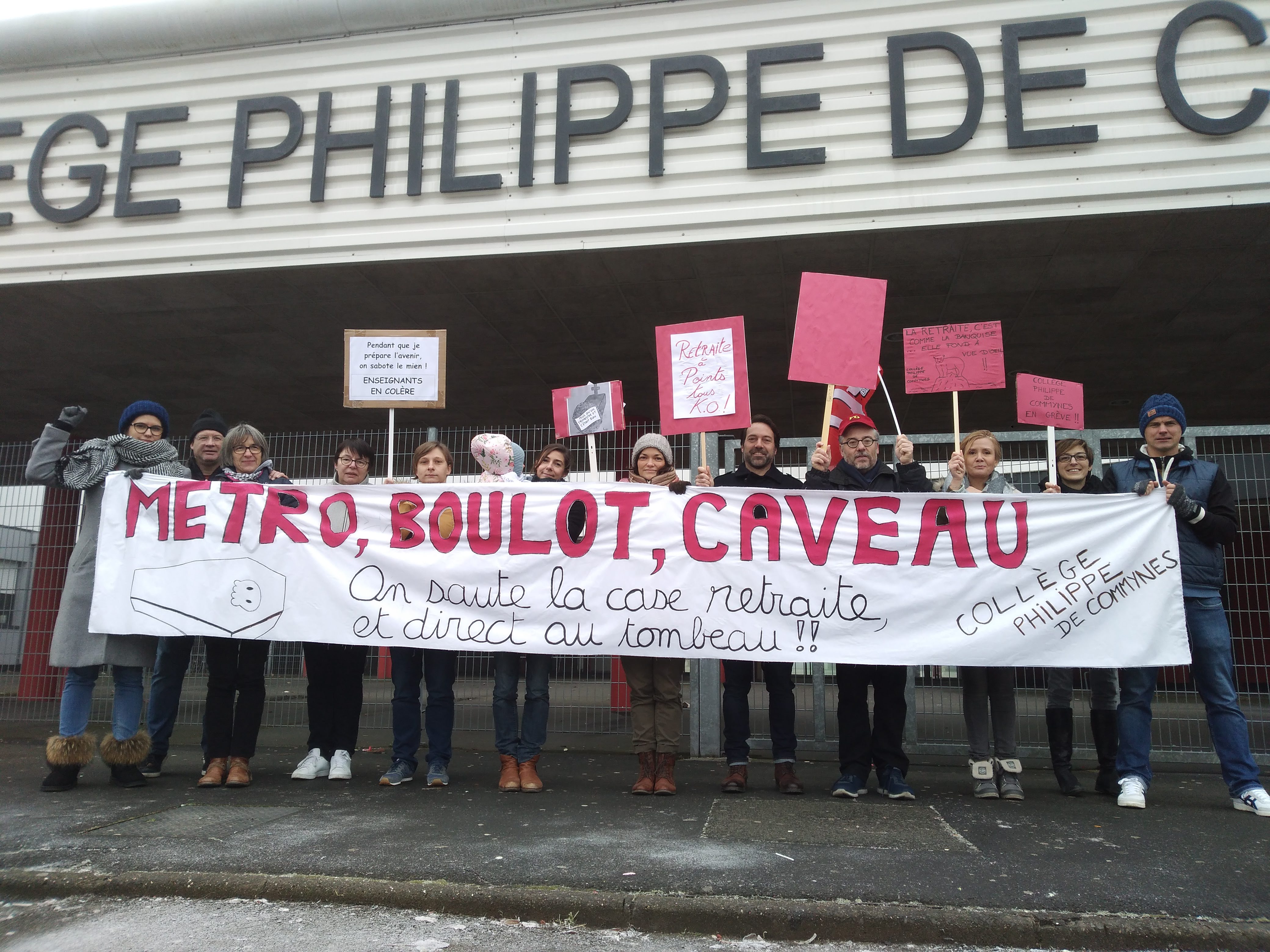 Forte mobilisation à Comines – SNFOLC Lille